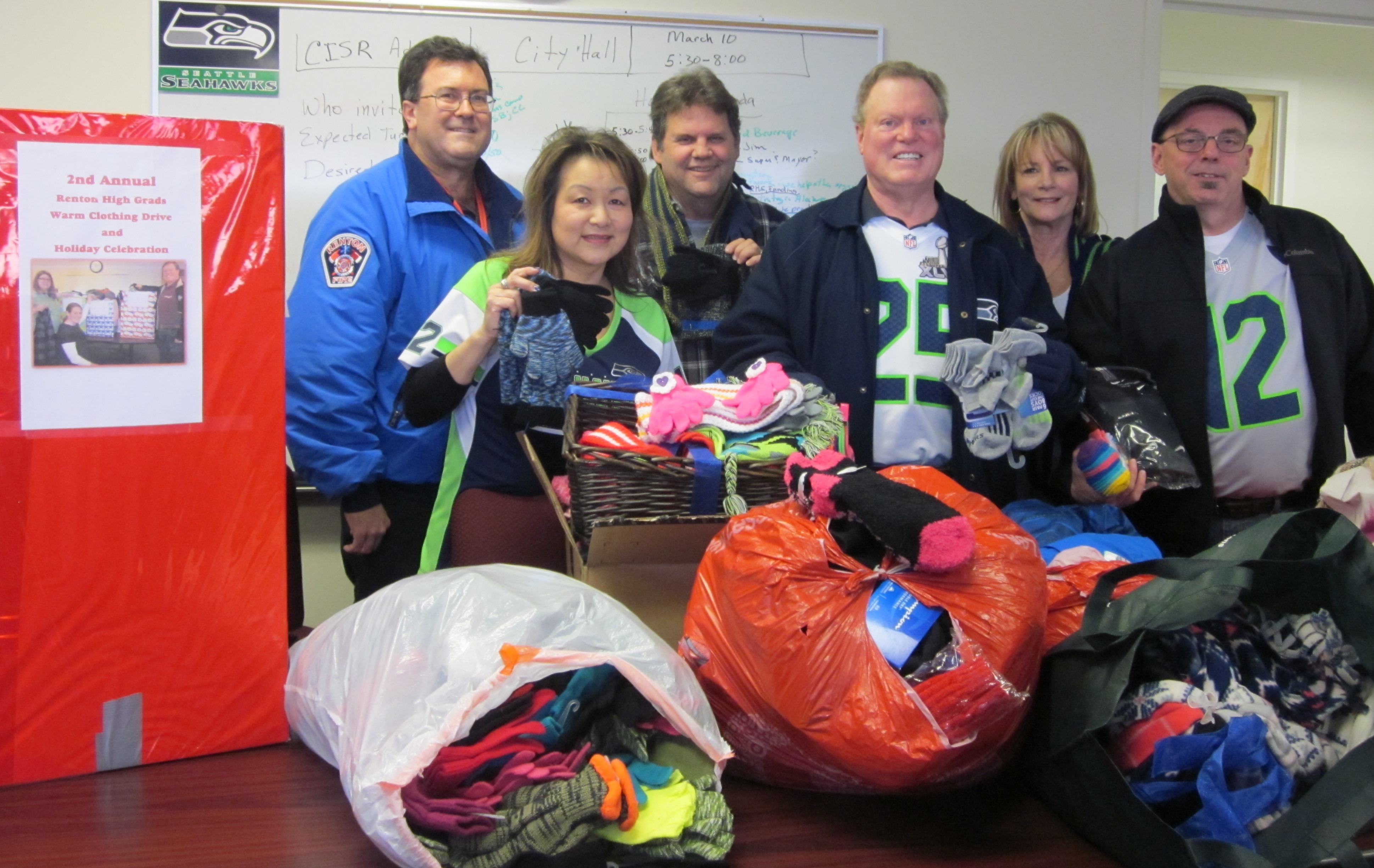 Renton High School Alumni Donate Over $2,500 Worth of Hats, Scarves ...