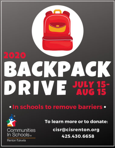 2020 Backpack Drive - News - Communities In Schools of Greater King County