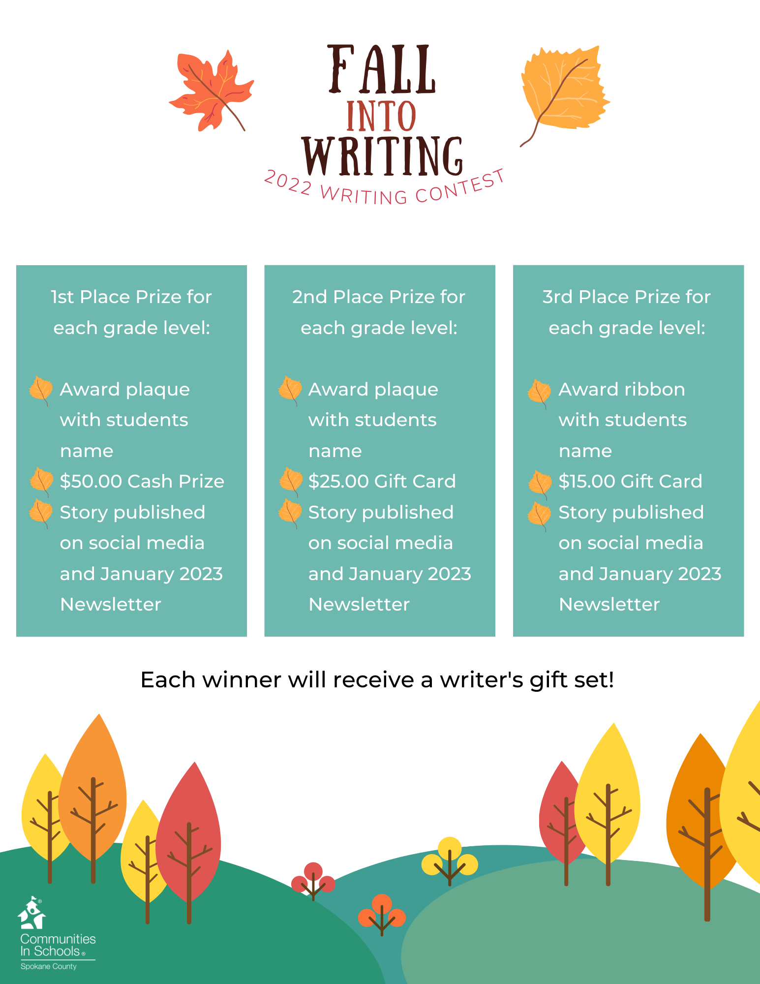 2022 Fall Into Writing - Communities In Schools of Northeast Washington