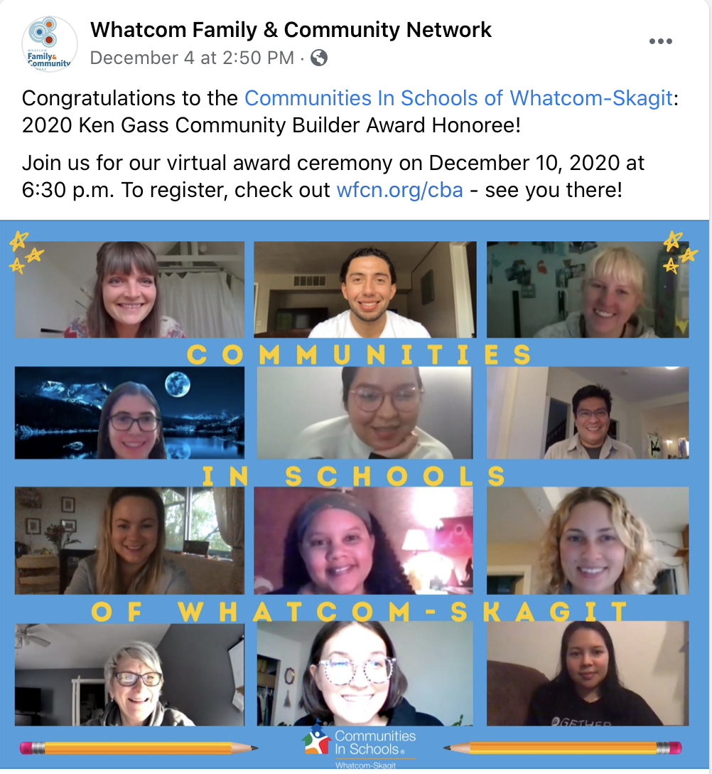 CIS recognized as Whatcom "Community Builders" - News - Communities In ...